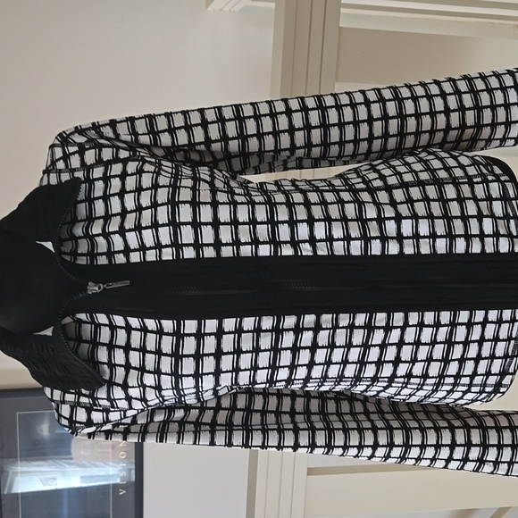 Bylyse | Jackets & Coats | Bylyse Black And White Checkered Jacket ...